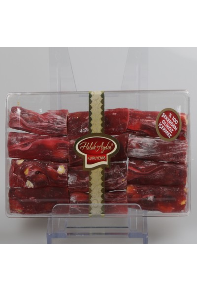 Haluk Aydın Kuruyemiş Fitil Lokum A.fıstıklı Narlı 235 gr - Haluk Aydın Kuruyemiş