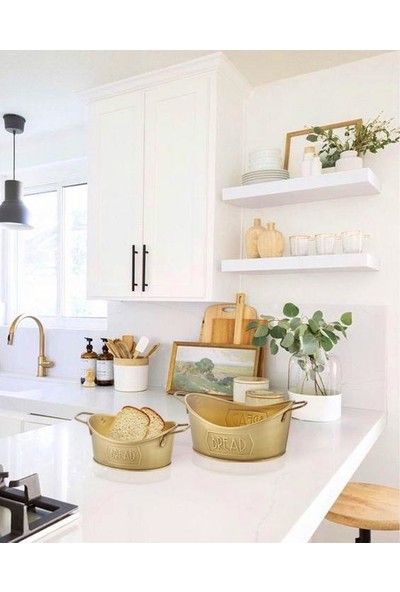 The Mia Ekmek Servisi 23 x 14 Cm - Gold