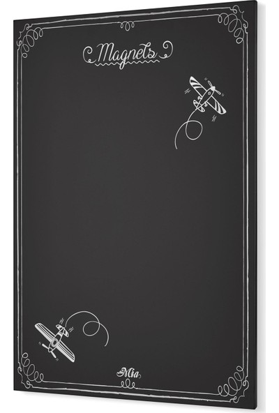 The Mia Magnet Panosu Siyah - 70 x 50 Cm