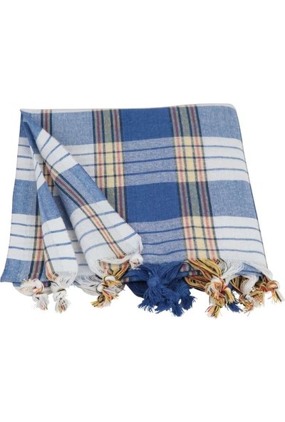 Bursa Hatırası Klasik Peştemal Mavi