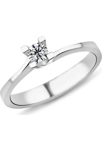 Harem Altın 0.23 Karat E Renk Pırlanta Tektaş Yüzük Pr63