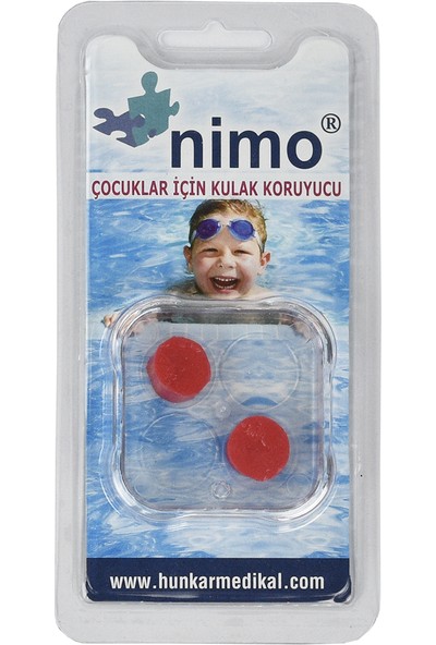 Dermateks Nimo 2li Silikon Çocuk Kulak Koruyucu Dermateks Nimo 2li Silikon Çocuk Kulak Koruyucu