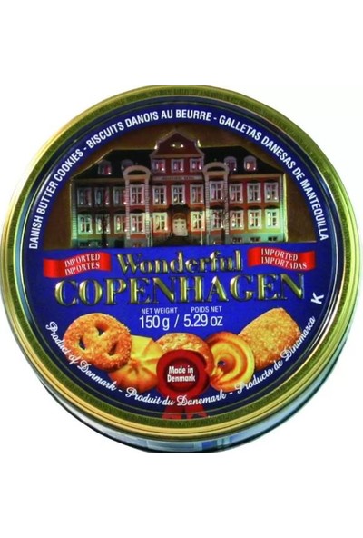 Wonderful Copenhagen Danish Butter Cookies Tereyağlı Kurabiye Bisküvi Wonderful Copenhagen Danish Butter Cookies Tereyağlı Kurabiye Bisküvi