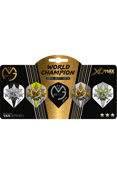 Xq Max QD1000790 Michael Van Gerwen Multipack Kanat Seti 5 Set Xq Max QD1000790 Michael Van Gerwen Multipack Kanat Seti 5 Set