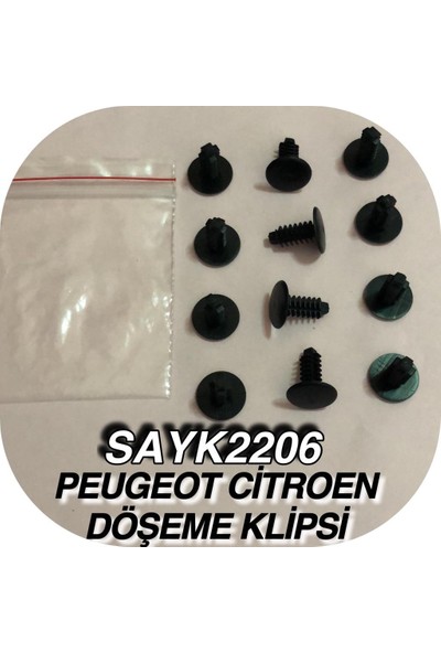 Saypi̇ Peugeot Citroen Döşeme Klipsi