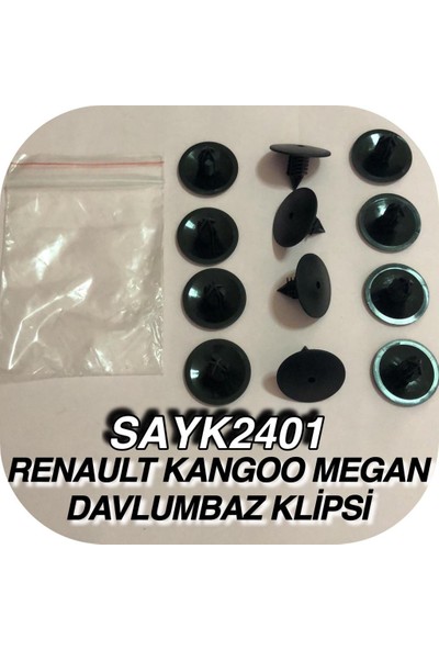 Saypi̇ Renault Kangoo Megane Davlumbaz Klipsi Saypi̇ Renault Kangoo Megane Davlumbaz Klipsi
