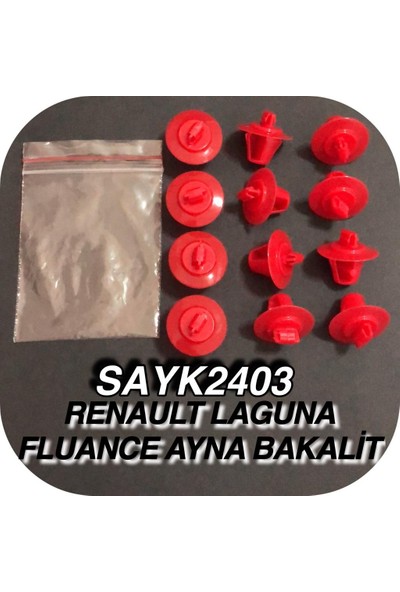 Saypi̇ Renault Laguna Fluance Ayna Bakalit Klipsi Saypi̇ Renault Laguna Fluance Ayna Bakalit Klipsi