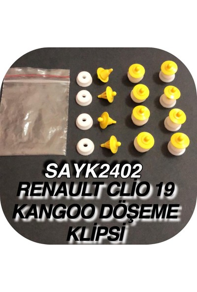 Saypi̇ Renault-Clio-19-Kangoo Döşeme Klipsi