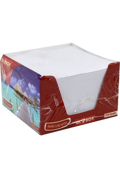 Globox 6865 Küp Blok Kutulu 8 x 8 cm 2 Adet