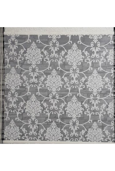 Zebraevim Krem Damask Çift Mekanizmalı Tül Stor Perde Etek Dilimli Zebraevim Krem Damask Çift Mekanizmalı Tül Stor Perde Etek Dilimli