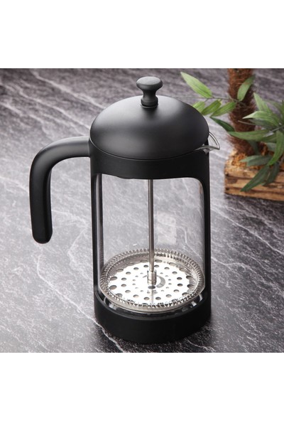 Tohana French Press 1000ml - Mat Siyah Tohana French Press 1000ml - Mat Siyah