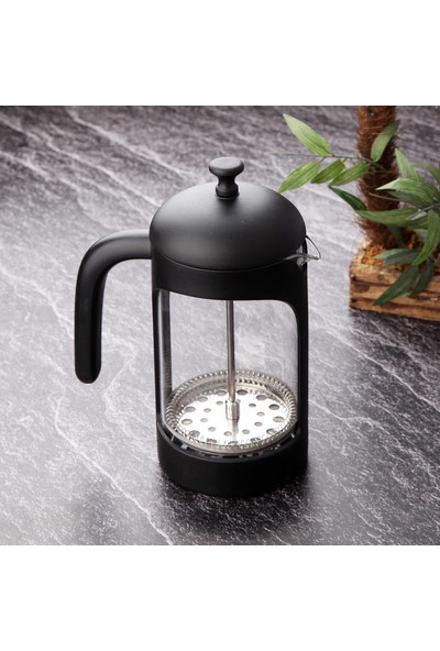 Tohana French Press 600ml - Mat Siyah Tohana French Press 600ml - Mat Siyah