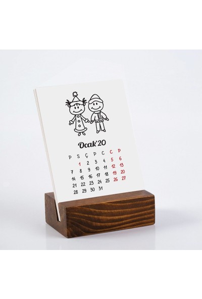 Bi'aldım Mevsim Çocuklar Masa Takvimi