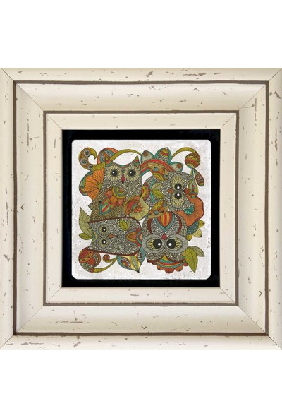 Oscar Stone Decor Çerçeveli Taş Duvar Tablosu