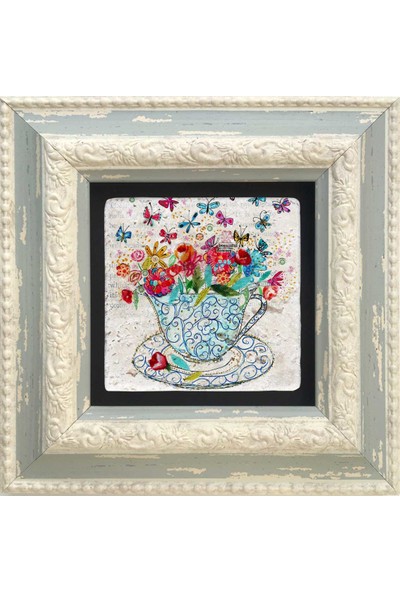 Oscar Stone Decor Çerçeveli Taş Duvar Tablosu