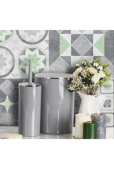 Primanova Lenox 2'li Banyo Seti Gri Primanova Lenox 2'li Banyo Seti Gri