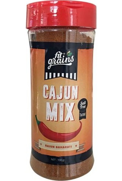 Fit grains Cajun Mix Tuzsuz 100 gr Fit grains Cajun Mix Tuzsuz 100 gr