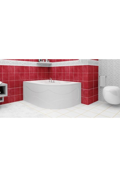 Ubm Banyo Asimetrik Oval Küvet Sağ H:55 100 x 150 cm
