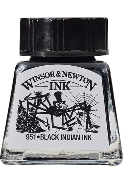 Winsor & Newton Drawing Ink Çizim ve Çini Mürekkebi 030 Black Indian Ink Winsor & Newton Drawing Ink Çizim ve Çini Mürekkebi 030 Black Indian Ink