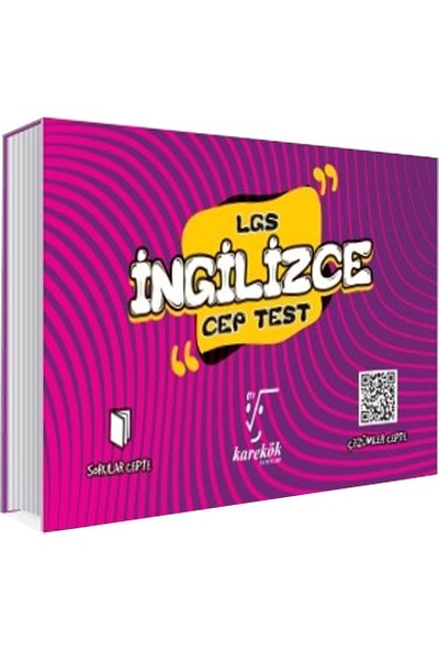 Karekök Yayınları Lgs Cep Test İngilizce