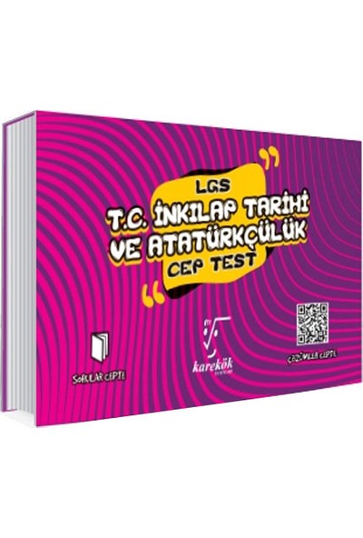 Karekök Yayınları Lgs T.C İnkilap Tarihi Cep Test Karekök Yayınları Lgs T.C İnkilap Tarihi Cep Test