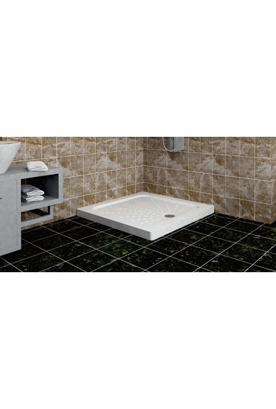 Ubm Banyo Kare Monoblok Duş Teknesi 90 x 90 cm