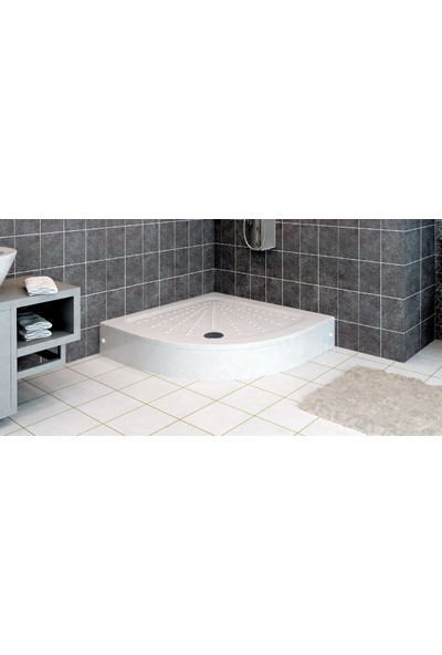 Ubm Banyo Oval Duş Teknesi H:15 80 x 80 cm