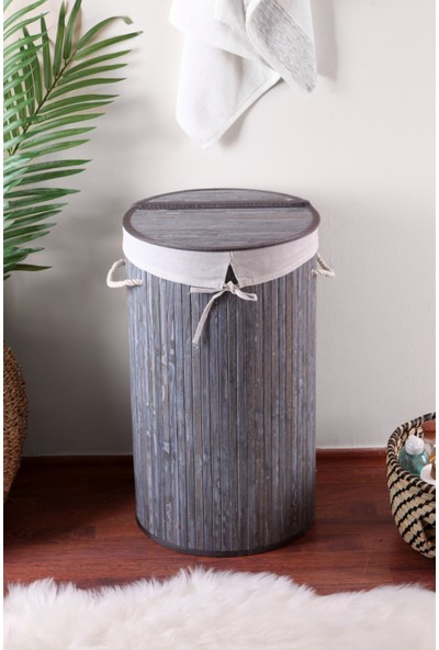 Emorfo Katlanır Bambu Yuvarlak Çamaşır Sepeti Hasır Çamaşır Sepeti Kirli Sepeti Emorfo Katlanır Bambu Yuvarlak Çamaşır Sepeti Hasır Çamaşır Sepeti Kirli Sepeti