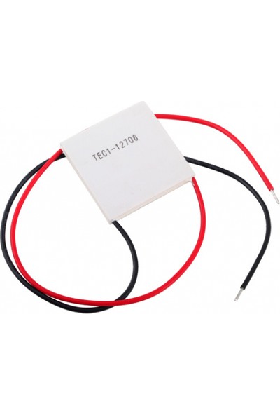 TEC1-12706 15.4V 3A Termoelektrik Peltier Soğutucu 40 x 40 mm TEC1-12706 15.4V 3A Termoelektrik Peltier Soğutucu 40 x 40 mm