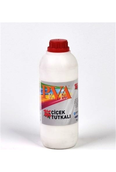 Pva Şeffaf Çiçek Tutkalı 1 kg Hobi Yapıştırıcı