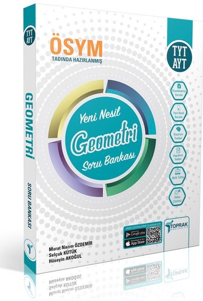 Toprak Yayınları TYT AYT Geometri Yeni Nesil Soru Bankası