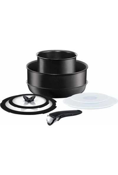 Tefal Titanium Ingenio Expertise Orta Set 8 Parça Siyah Tefal Titanium Ingenio Expertise Orta Set 8 Parça Siyah