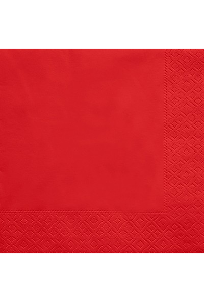 Story 33x33 cm 2 katlı 20'li Kırmızı Renkli Peçete