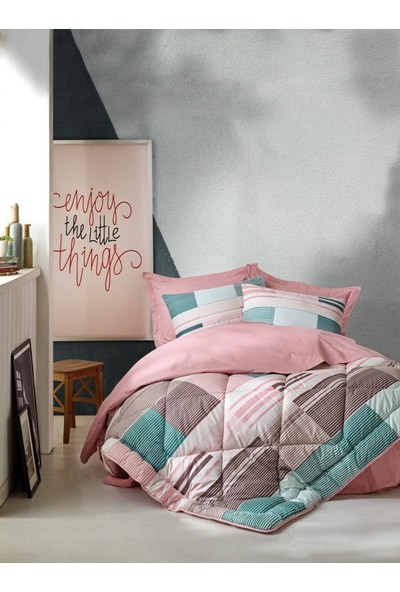 Cotton Box Çift Kişilik Uyku Seti Eva Pudra Cotton Box Çift Kişilik Uyku Seti Eva Pudra