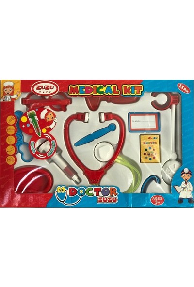 Zuzu Toys Oyuncak Doktor Set - 11 Parça