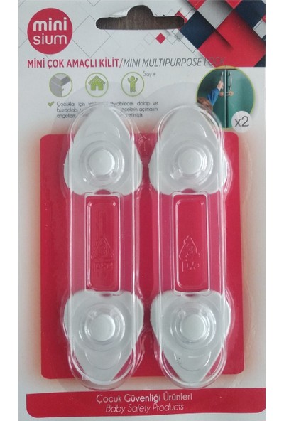 Minisium Demethome Çocuk Bebek Güvenlik Dolap Çekmece Kilidi 5 Paket 10 Adet Minisium Demethome Çocuk Bebek Güvenlik Dolap Çekmece Kilidi 5 Paket 10 Adet