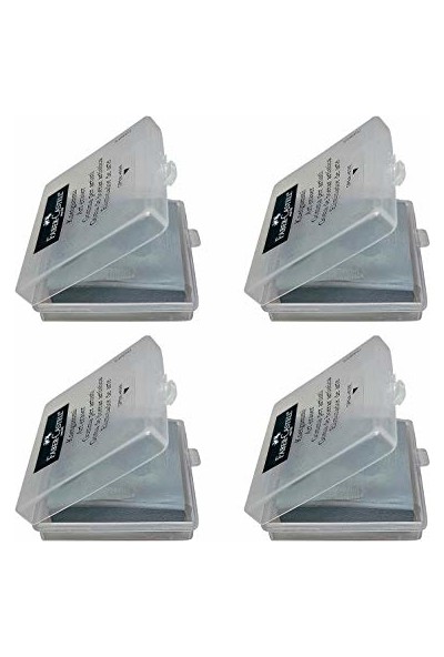 Faber-Castell Gri Kutulu Hamur Çizim Silgisi 4 Adet