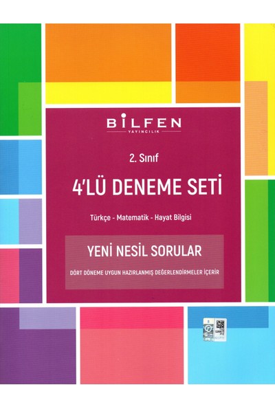 Bilfen Yayıncılık 2.Sınıf 4'Lü Deneme Seti