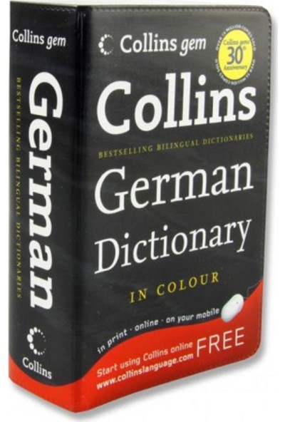 Collins Gem Collins German Dictionary In Colour