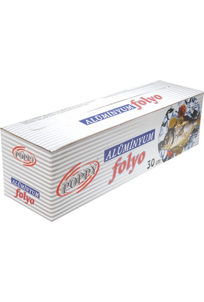 Poppy Alüminyum Folyo 30 cm 100 m