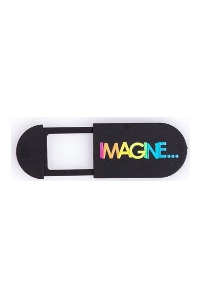 Funsylab Kamera Kapatıcı Imagine Siyah Funsylab Kamera Kapatıcı Imagine Siyah