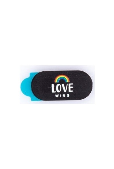Funsylab Kamera Kapatıcı Love Wins Siyah