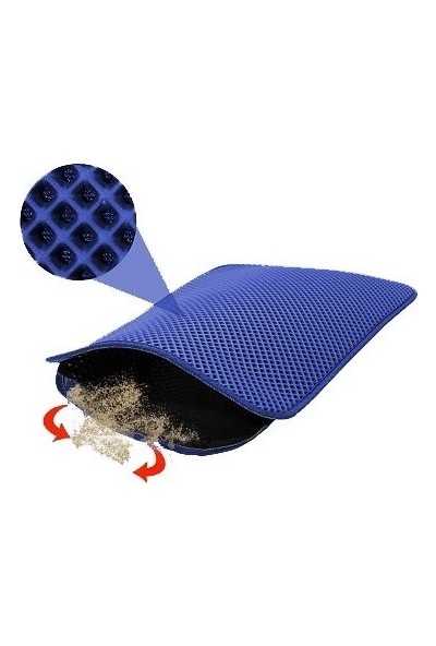 Mia Pet Elekli Kedi Tuvalet Önü Paspası 60 x 45 cm