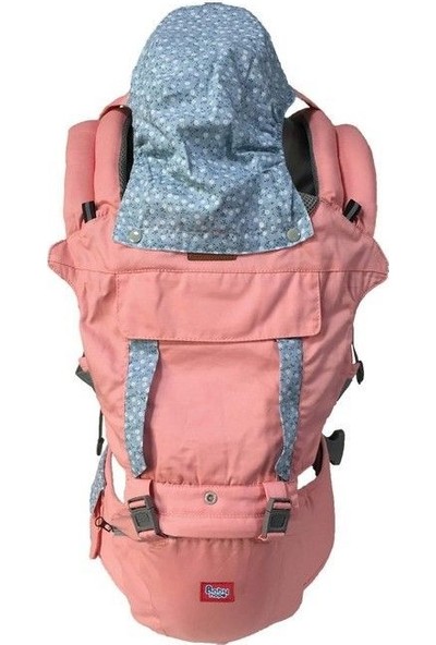 Babyhope Bh 4040 Premium Bel Destekli Bebek Kangurusu - Pembe