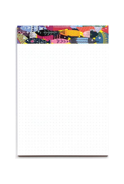 Pulp Sea World Noktalı Notepad (A5)