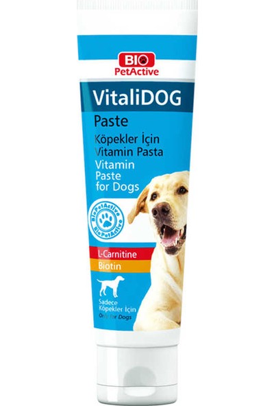 BioPetActive Vitalidog Paste Köpekler için Vitamin 100 ml