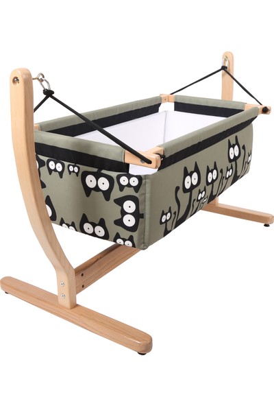 Makeart Baby Ahşap Hamak Beşik 00101 Makeart Baby Ahşap Hamak Beşik 00101