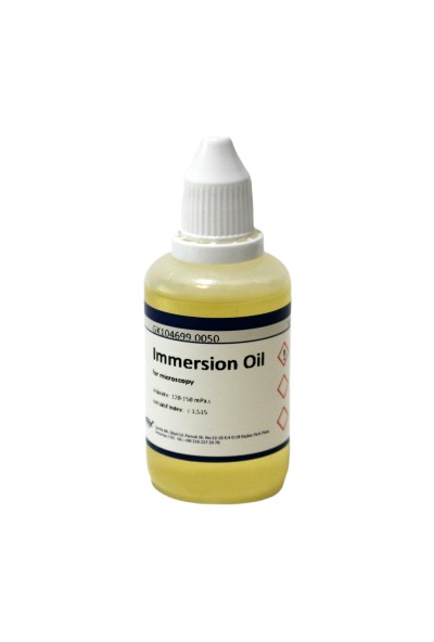 Gündüz Kimya Immersiyon Yağı Immersion Oil 50 ml