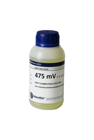 Gündüz Kimya Orp 475 Mv Redoksmetre Kalibrasyon Sıvısı 250 ml
