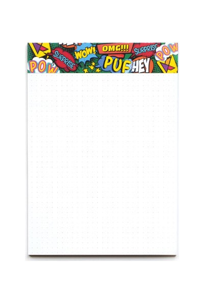 Pulp Pop Art Noktalı Notepad (A5) Pulp Pop Art Noktalı Notepad (A5)
